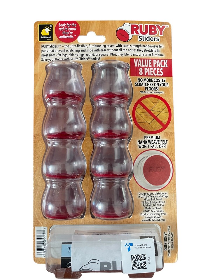 Ruby Sliders As Seen On TV 8 Pack Chair Covers Originals from Bulbhead | eBay