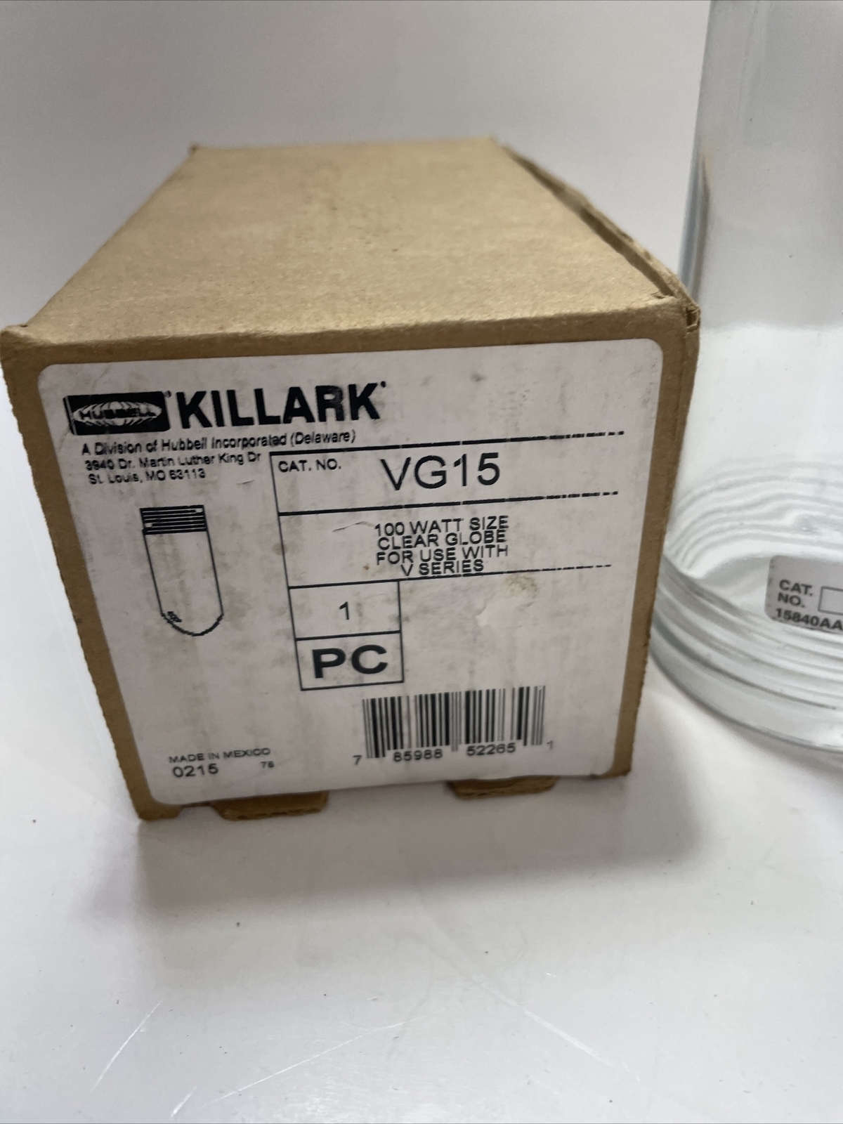 Hubbell Lighting VG15 vapor tight glass seal GLOBE KILLARK VD4 cast ARM ...