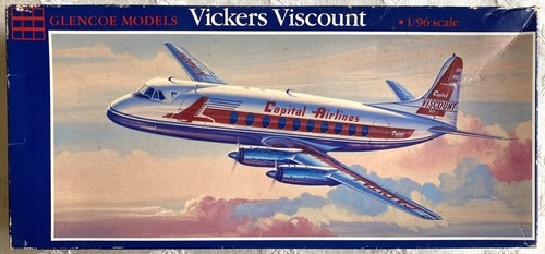 GLENCOE Vickers Viscount Capital Airlines 1/96 scale #05501 reissue ...