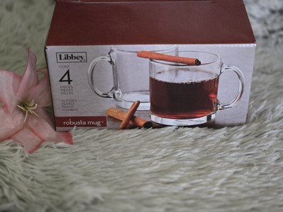 LIBBEY 4 Piece 13oz/384ml Robusta Mug Glasses Set | eBay