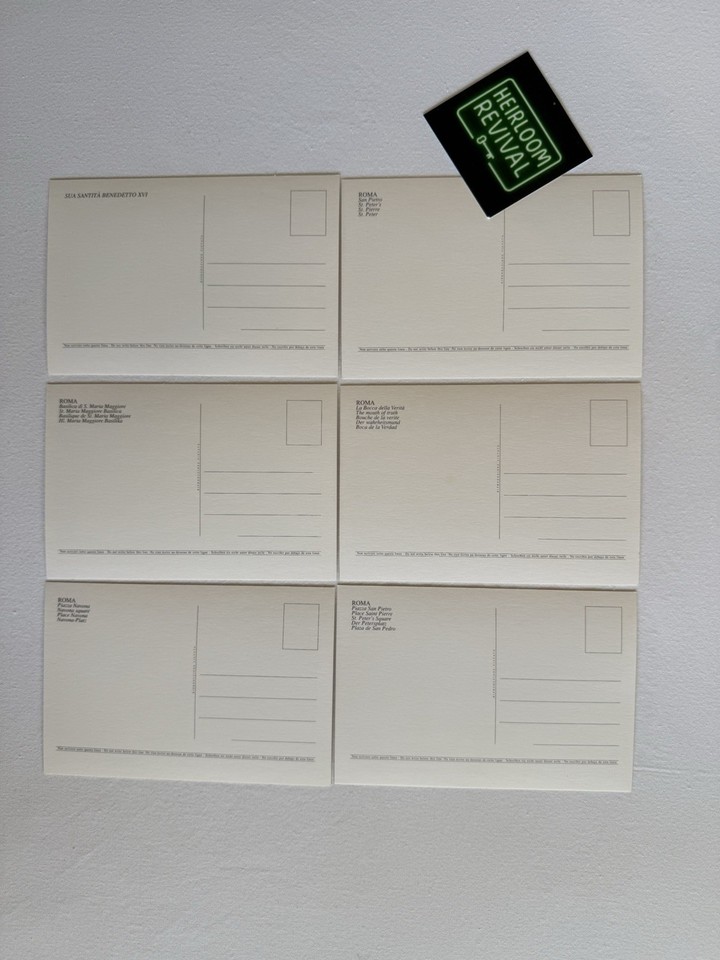 Lot of 33 Vintage Italy & Greece Postcards Rome Vatican Colosseum ...