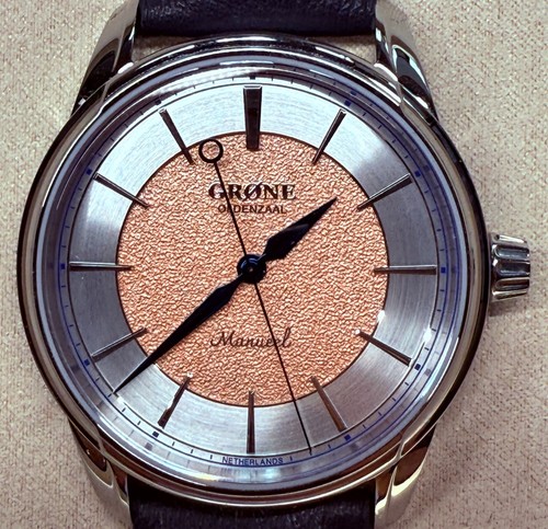 Grone MANUEEL ONE 'Sjef's One' Limited Edition 38.5mm Manual Watch ...