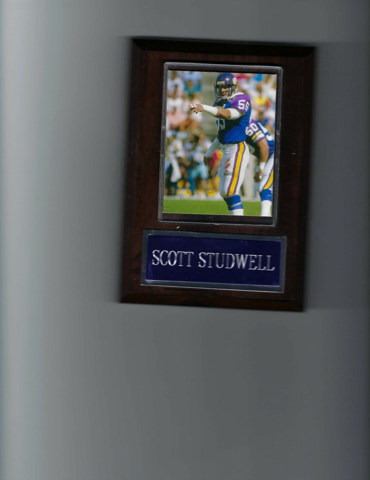 SCOTT STUDWELL PLAQUE MINNESOTA VIKINGS FOOTBALL NFL | eBay