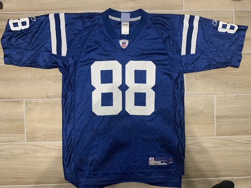 Reebok Indianapolis Colts Jersey #88 Marvin Harrison Jerey Men’s Large ...