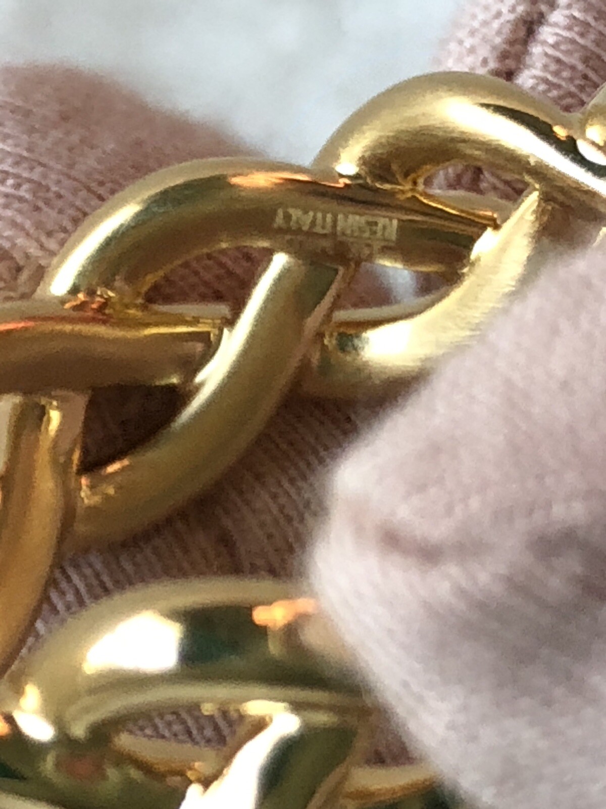 BELLA ORO BRAIDED BAND RING, 14K YELLOW GOLD OVER RESIN, SZ 9, 11 ...