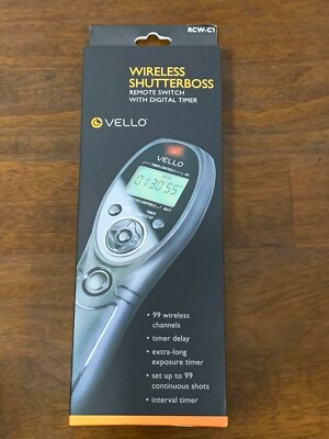 BRAND NEW! Vello Wireless Shutterboss for Cameras - FAST SHIPPING! | eBay