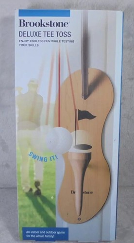 Brookstone Deluxe Tee Toss An Indoor Outdoor Game for the Whole Family ...
