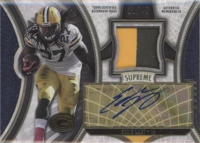 2015 Topps Supreme - Supreme Autographed Patches Eddie Lacy #SAP-EL /45 ...