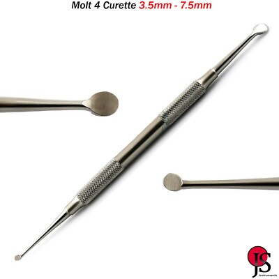 Dental Bone Curette Molt 4 Cyst Removal Curettage Surgical Socket ...