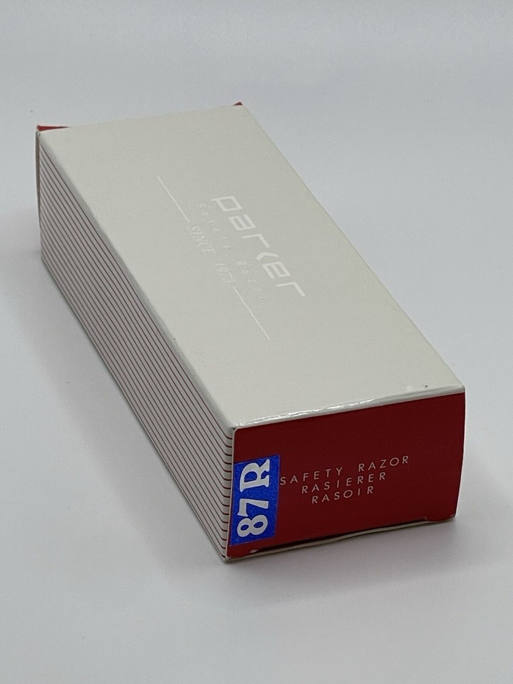Parker 87R DE Safety Razor Butterfly Open Chrome with shark blades | eBay