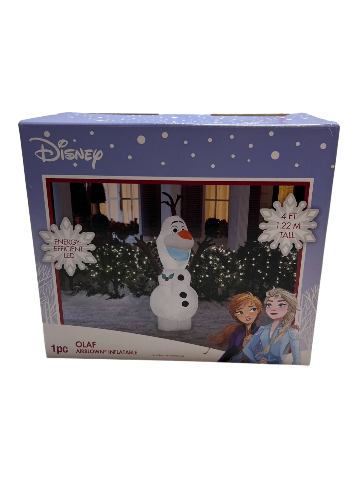 Gemmy 4ft Tall Christmas Olaf Inflatable Indoor/outdoor Holiday ...