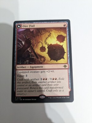 Dire Flail / Dire Blunderbuss x 1 - MTG - Lost Caverns of Ixalan - NM ...