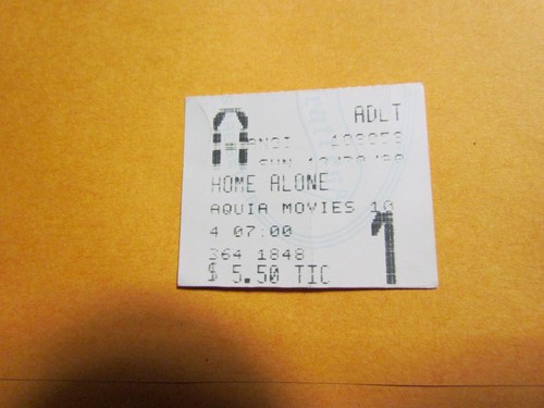 1990 Home Alone Original Movie Ticket Stub | eBay