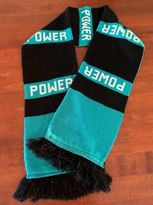 Adelaide Port Power Traditional AFL Bar Scarf Warm Winter Neckwear | eBay