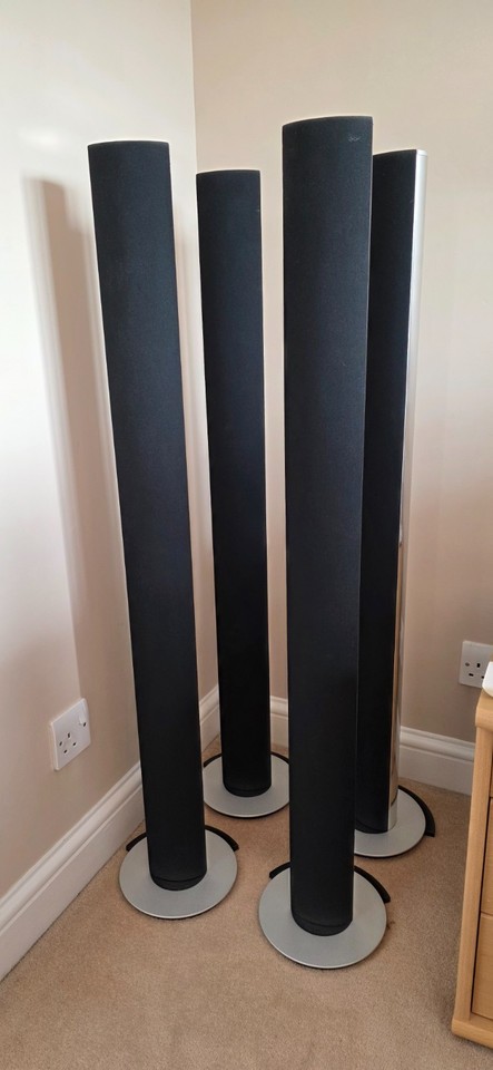 Bang & Olufsen B&O Beolab 11 subwoofer and 4x Beolab 6000 Speakers (Alu ...