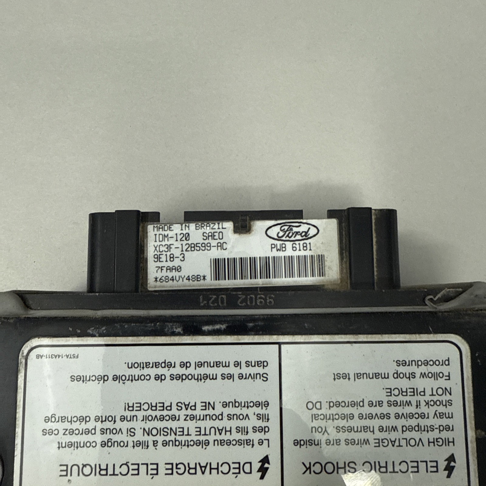 99-01 FORD F250 F350 7.3L IDM DIESEL INJECTOR DRIVE MODULE XC3F-12B599 ...