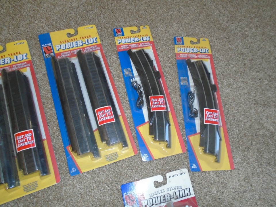 6 Packs Life-Like Trains Power-loc Curve/straight Track Lot | eBay
