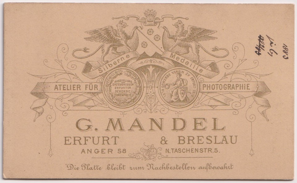 1883 CDV Photo Soldier Imperial Army Uniform Mandel Breslau Germany Now ...