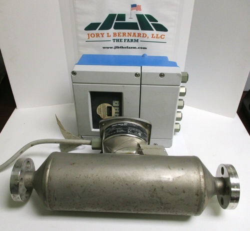 ENDRESS HAUSER, PROMASS 83, 83I15-AAAWAARCBBAW+, 1/2" FLOW METER W ...