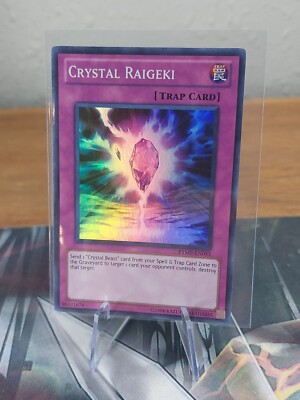 1 x Crystal Raigeki - RYMP-EN055 - Super Rare - Unlimited Edition LP | eBay