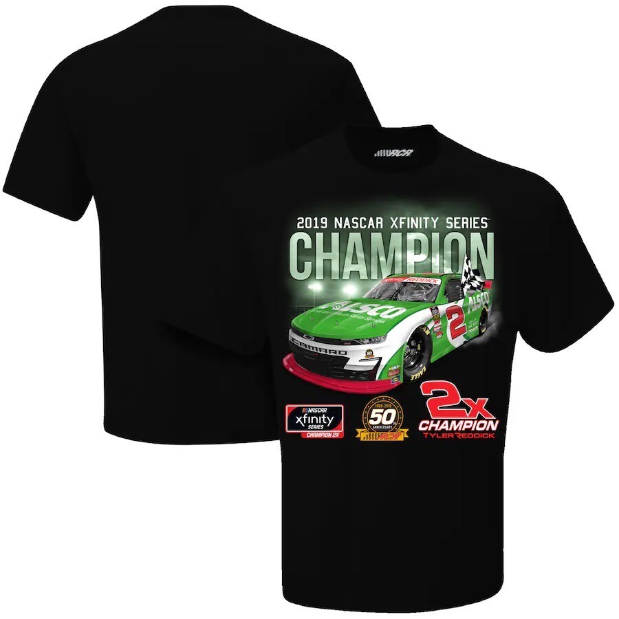 Tyler Reddick - SIZE: MED - Black 2019 NASCAR Xfinity Series Champion T ...