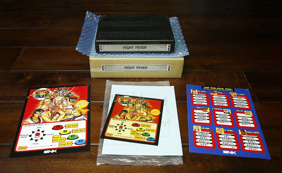 Fight Fever US English MVS Kit • Neo Geo JAMMA Arcade System • SNK ...