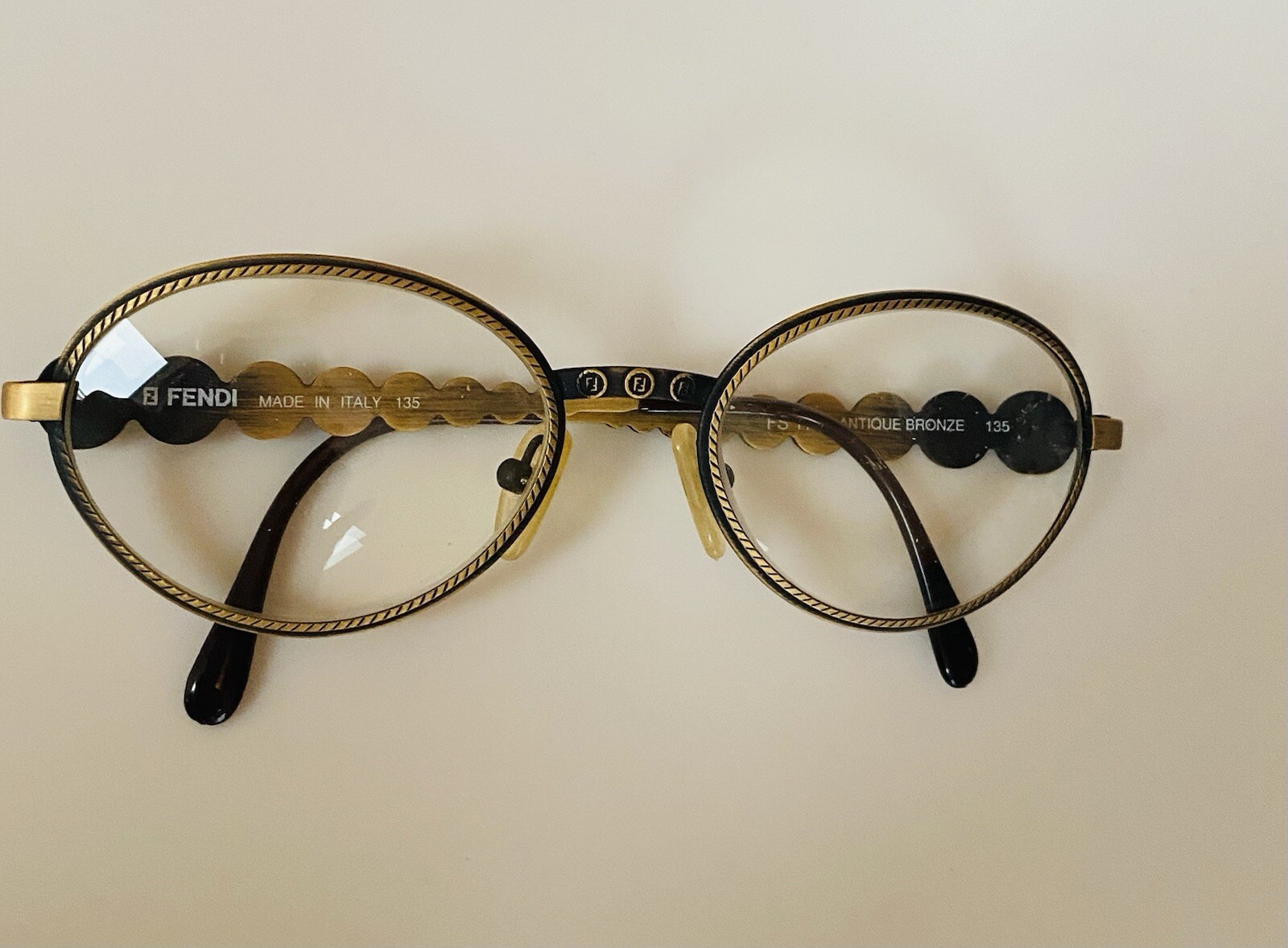 RARE. ….Vintage FENDI FS 135 Antique Bronze ZODIAC Ar… - Gem