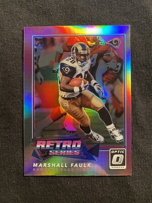 2023 Optic Donruss Marshall Faulk Retro-Series Prizm #RS-8 RAMS | eBay