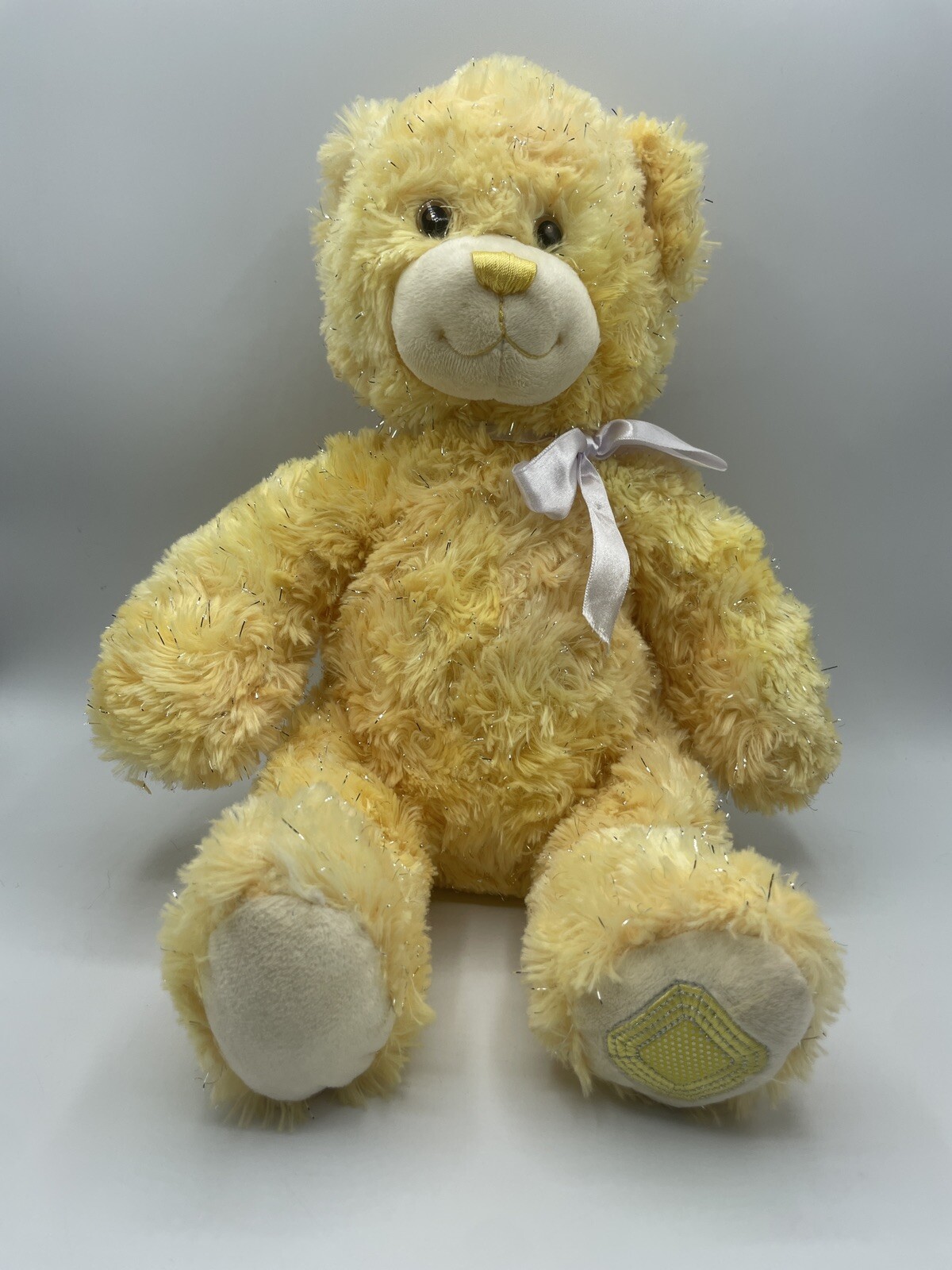 Build a Bear Yellow Topaz Birthstone Sparkle Teddy Bear Plush Stuffed ...