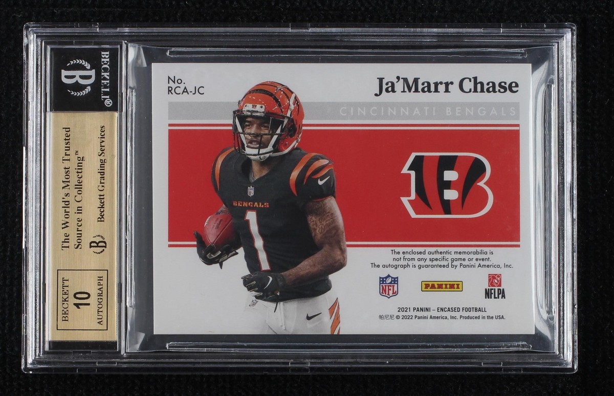2021 Panini Encased Ja'Marr Chase #RCA-JC for sale | eBay