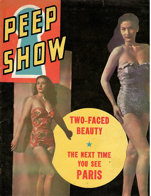 Vintage & Scarce Cheesecake PEEP SHOW Magazine #1 First Issue 1950 Varga Girl ++ | eBay