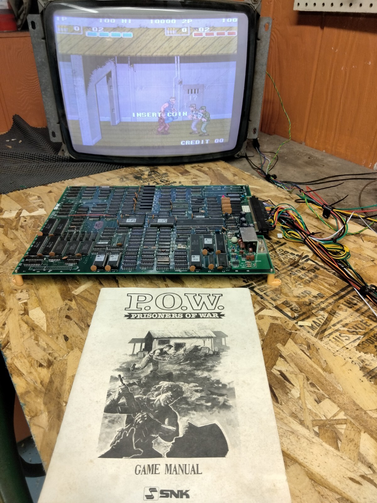 SNK POW pcb Jamma Working | eBay