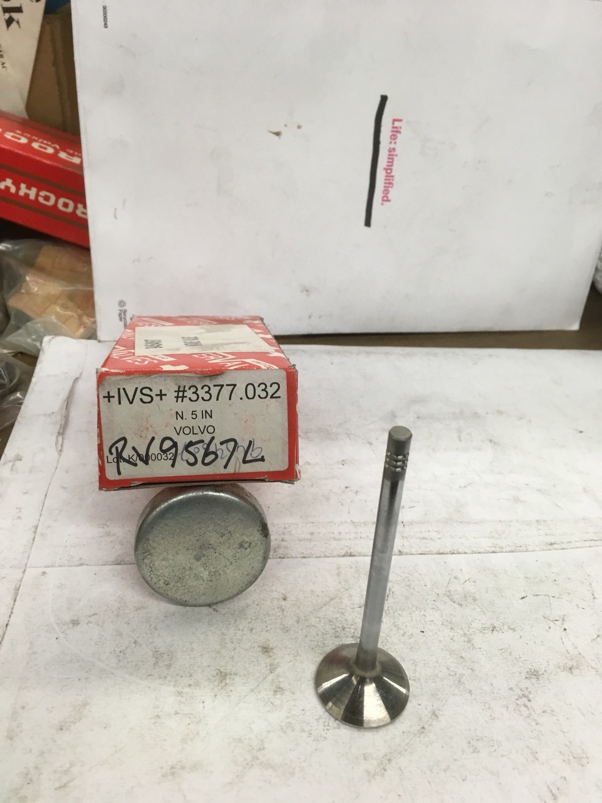 INTAKE VALVE Fits Volvo S70/V70 850 2.4 DOHC 20/24V 6mm 1999-UP RV9567L ...