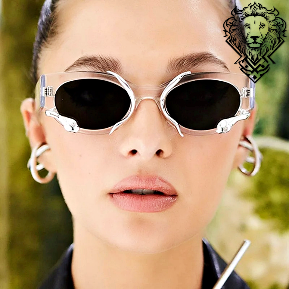Womens Trendy Luxury Fashion Eyewear Cat Eye Snake Frame Ladies UV400 ...