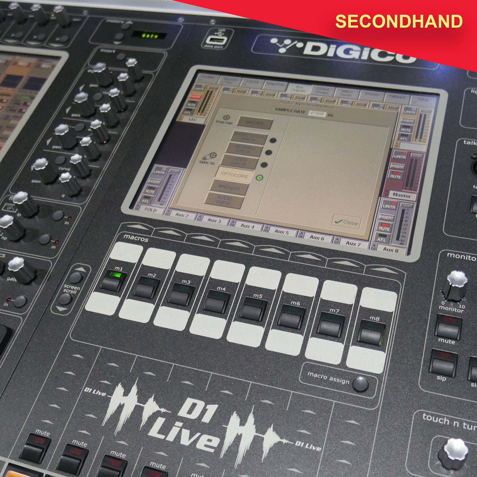 DiGiCo D1 Live Digital Mixing Console in Road Case - No Keyboard | eBay