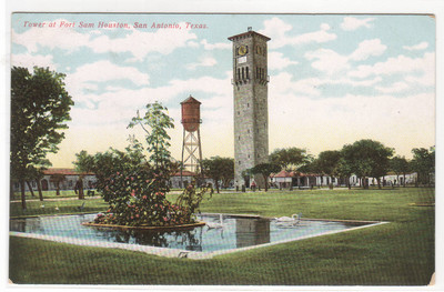 Fort Sam Houston Tower San Antonio Texas 1910c postcard | eBay