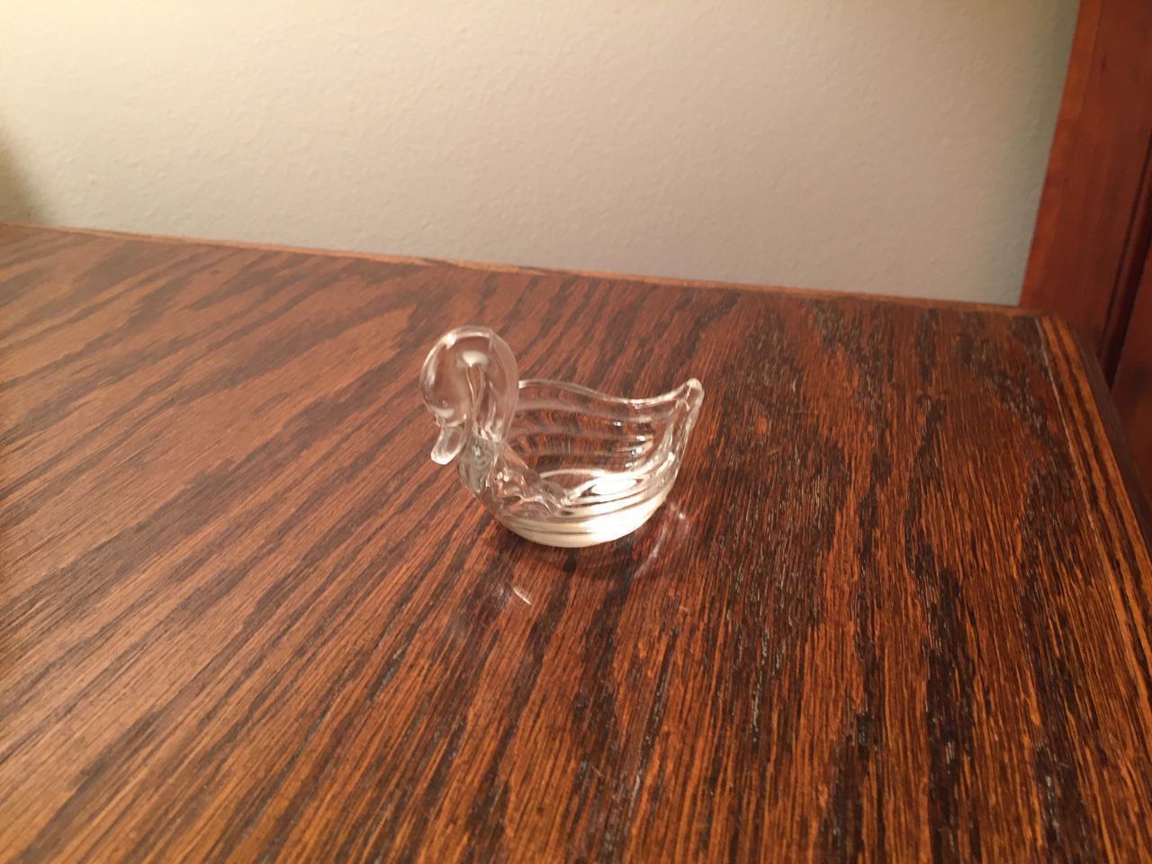 HEISEY #1503 CRYSTOLITE INDIVIDUAL SWAN NUT/SALT CELLAR #2 | eBay