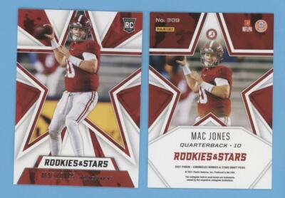 Mac Jones 2021 Panini Chronicles Draft ROOKIE & STARS Card #309 ...