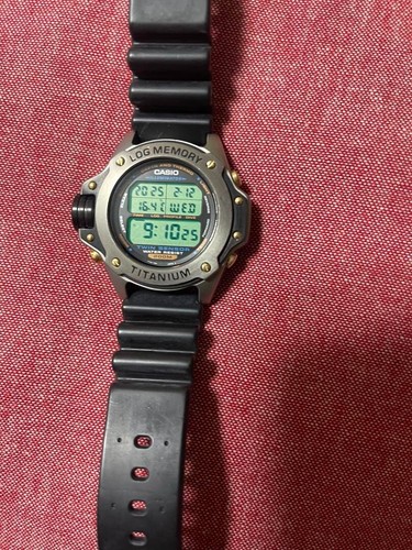 CASIO LOG MEMORY DEP-700 Titanium Black Mens Digital | eBay