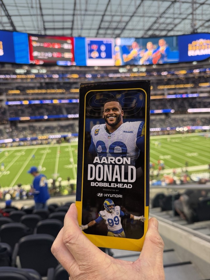 Aaron Donald Goat SGA Bobblehead 11.23.25 | eBay