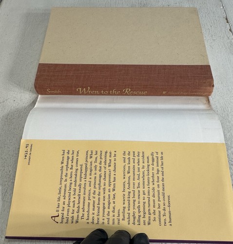 Wren to the Rescue - Sherwood Smith (1990 HC Book w/DJ) 1st Ed., A ...