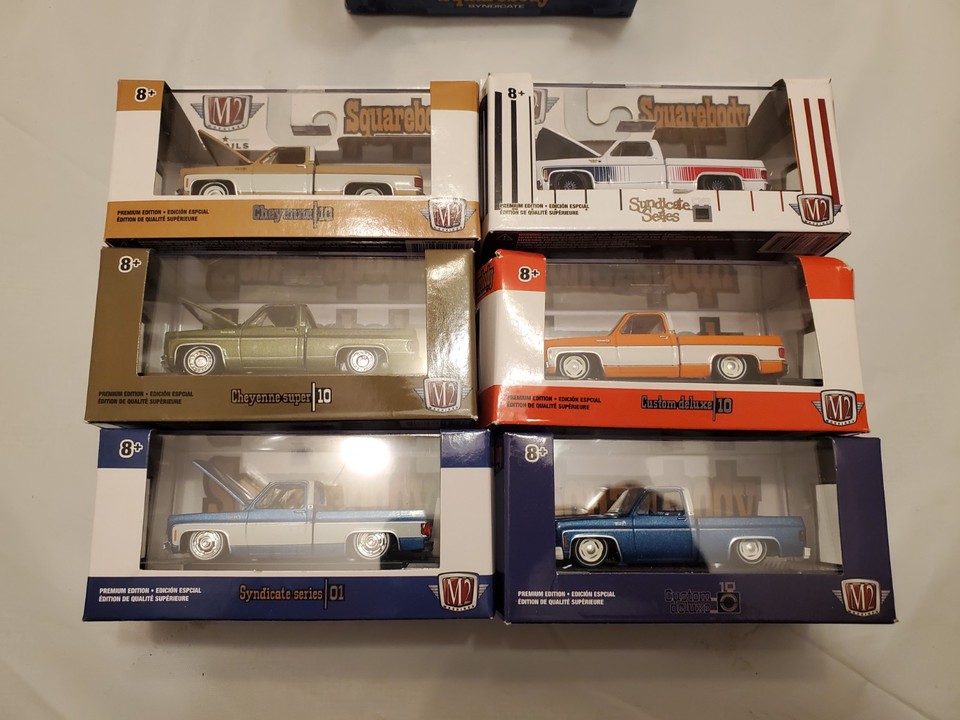 M2 Squarebody Syndicate Walmart Exclusive Set Of 6 - Release 1 W ...