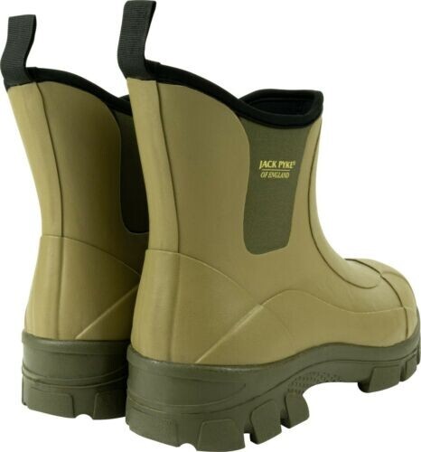JACK PYKE GREEN ANKLE WELLIE BOOTS MENS WELLIES WATERPROOF RUBBER ...