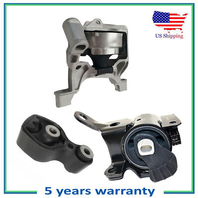 3PCS Engine Motor & Trans. Mount For Mazda 2014-2017 6 2014-2016 CX-5 2 ...