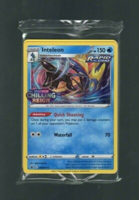 Pokemon CHILLING REIGN Sealed Inteleon Promo Pack!! | eBay