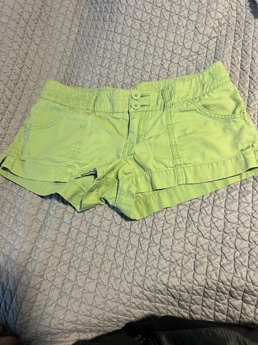 ROXY Woman’s Aqua Green Jean Short Cutoffs Size 7/28 | eBay