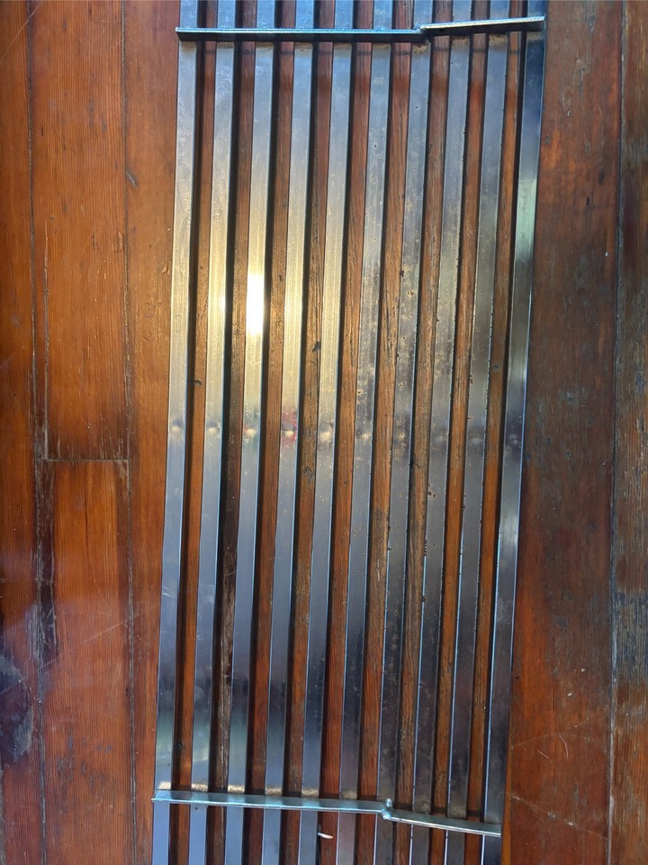 Vintage Tube Grill Truck Van Ford Chevy Dodge Real Steel & Chrome Heavy ...