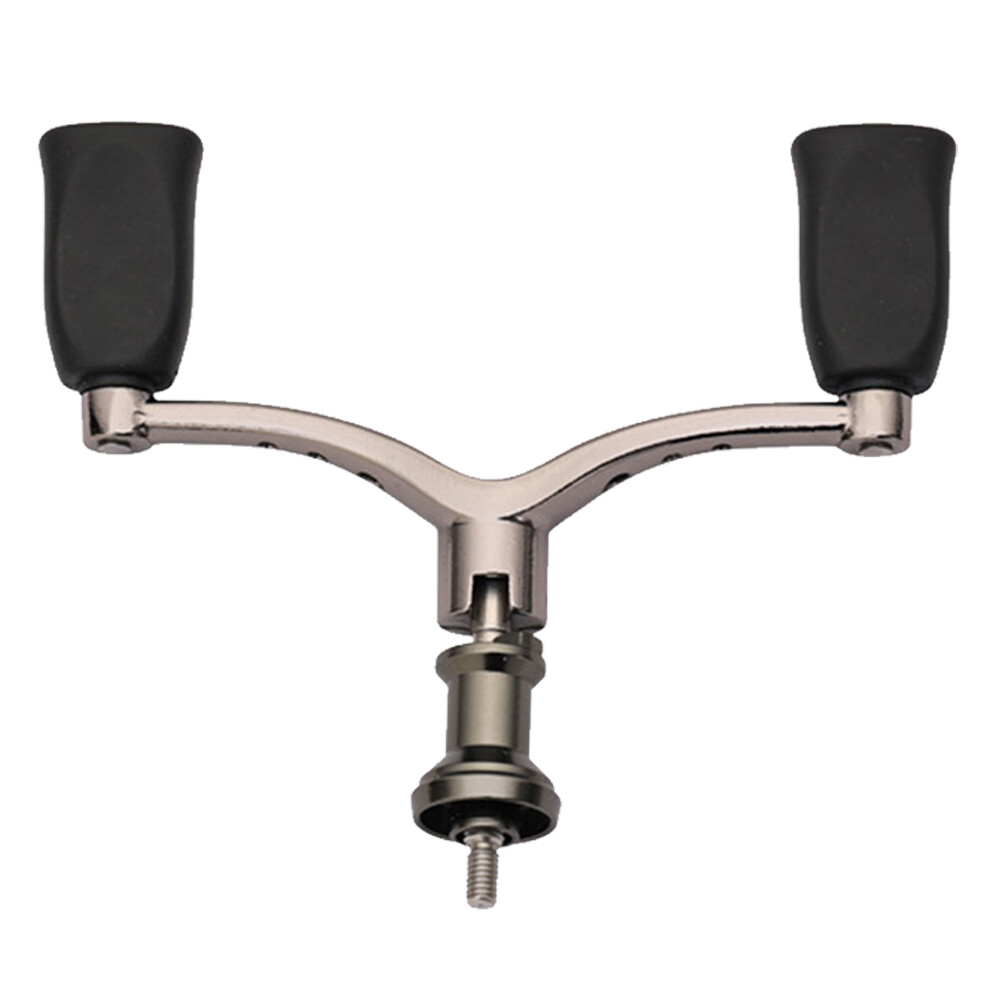 Metal Spinning Fishing Reel Handle Grips Fishing Reel Double Rocking ...