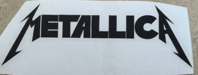 METALLICA DECAL sticker for Car, truck, laptop, toolbox, garage ...