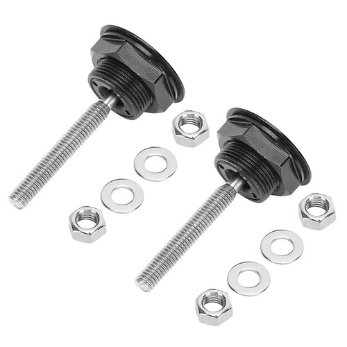 SPG 2Pcs Universal Hood Pin Bonnet Lock Quick Release Push Button ...
